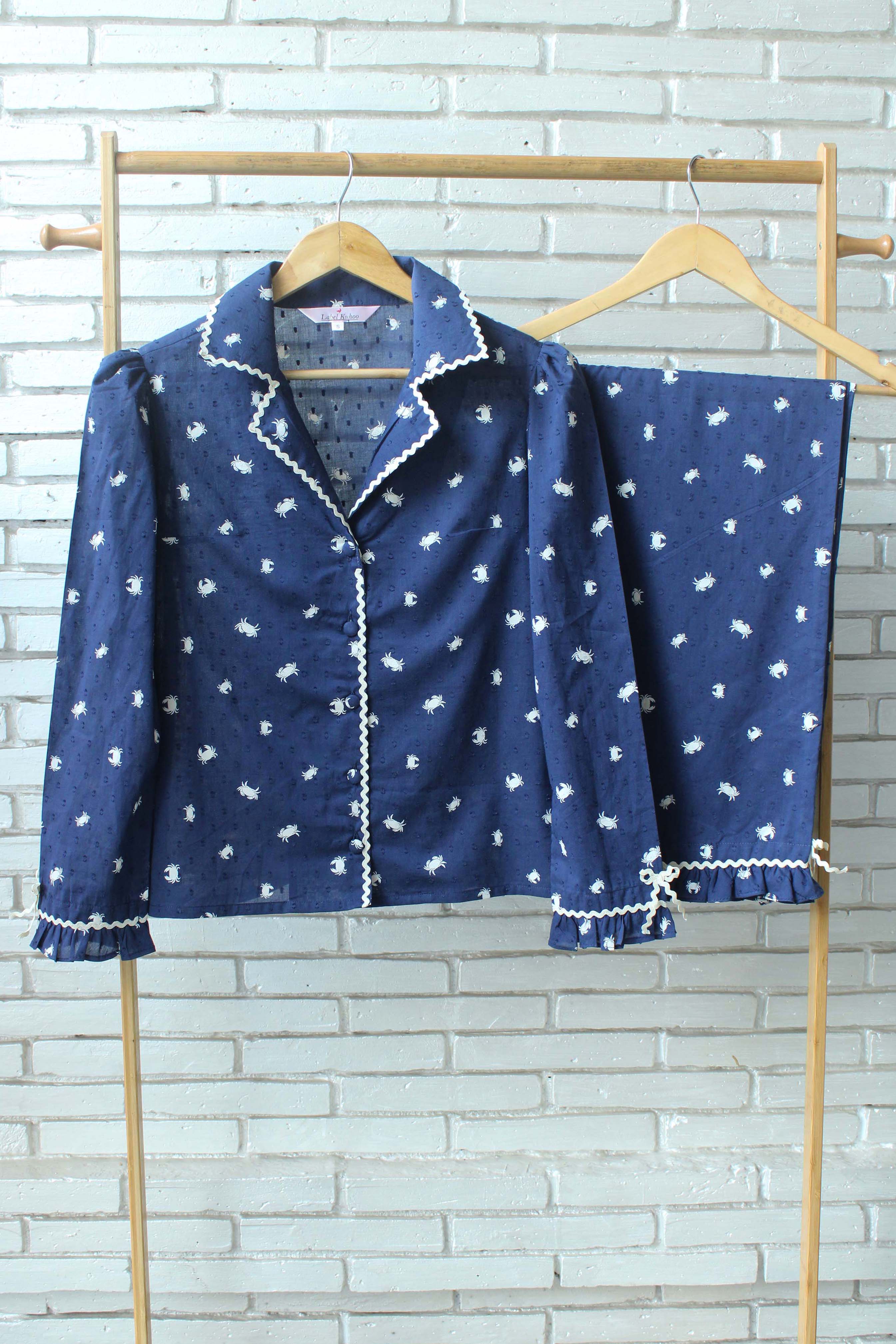 Buy Crabby Night Suit Set | Cozy and Comfortable | Label Kuhoo