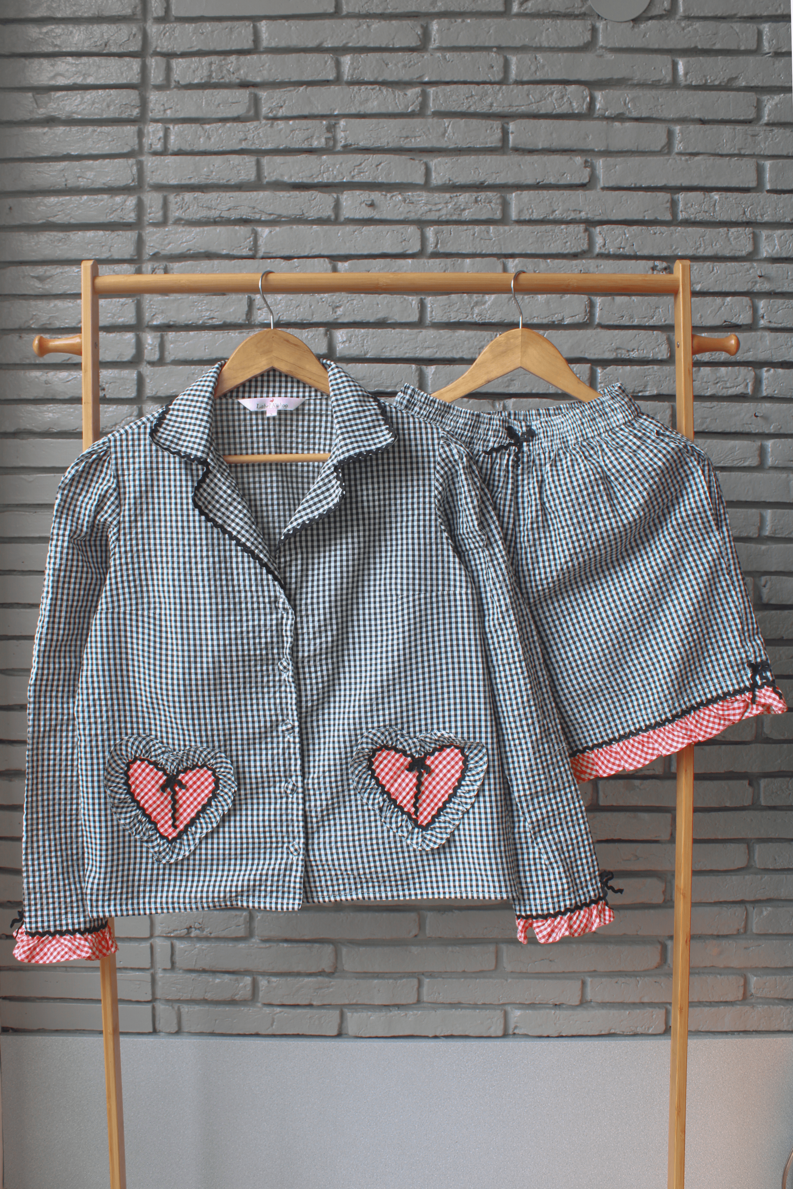 Buy the Checkmate Shorts Set | 100% Cotton | Label Kuhoo